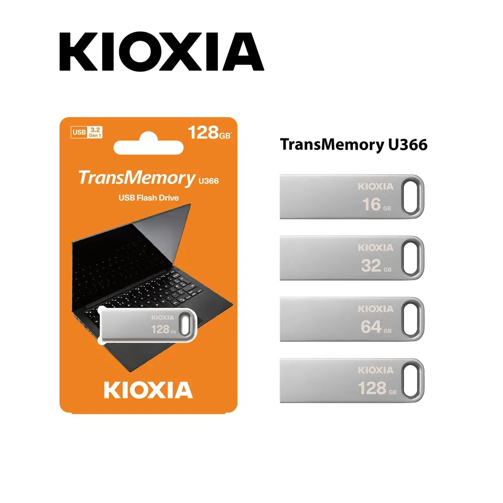 فلش مموری 64 گیگ USB3.2 کیوکسیا مدل U366 - ناین پی سی | مودم و جانبی کامپیوتر و موبایل